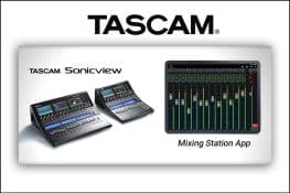 TASCAM adiciona suporte ao aplicativo Mixing Station nas consoles ...